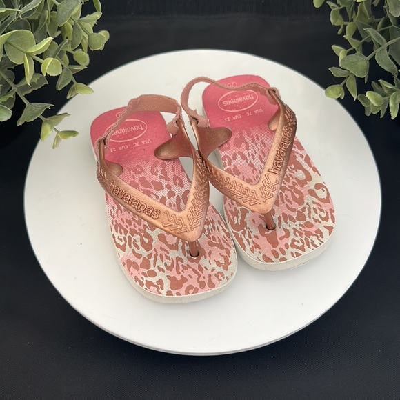 Havaianas | Shoes | Havaianas Baby Chic Flip Flop Toddler Size 7c ...